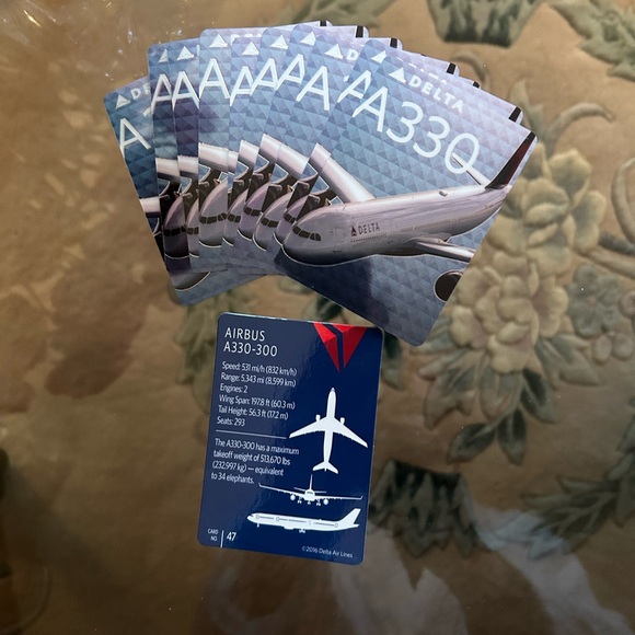 Delta | Other | Delta Airbus A33300 Collectible Cards | Poshmark